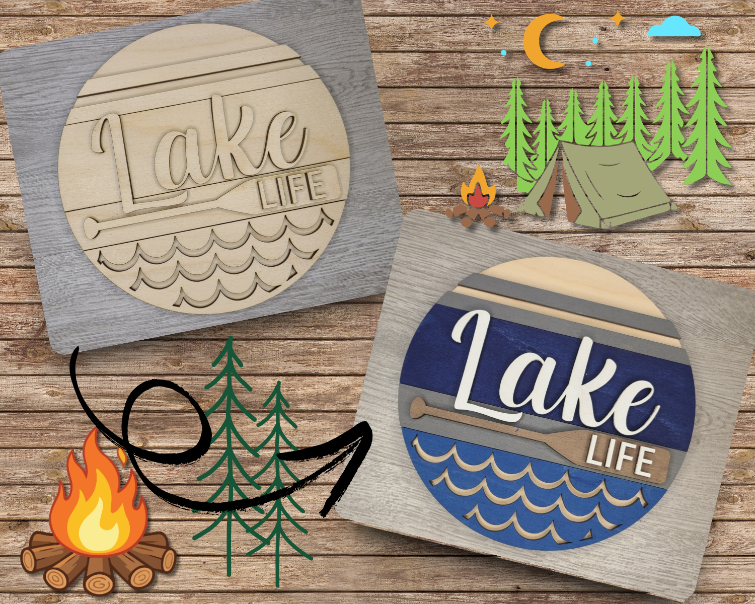 Lake Life Sign | #3125 – Wholesale Craft Kits 2 Go